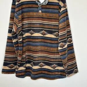 ROW M | Shirts | Row M Mens Big Man 2xb Mesa Sunset Fleece Pullover ...